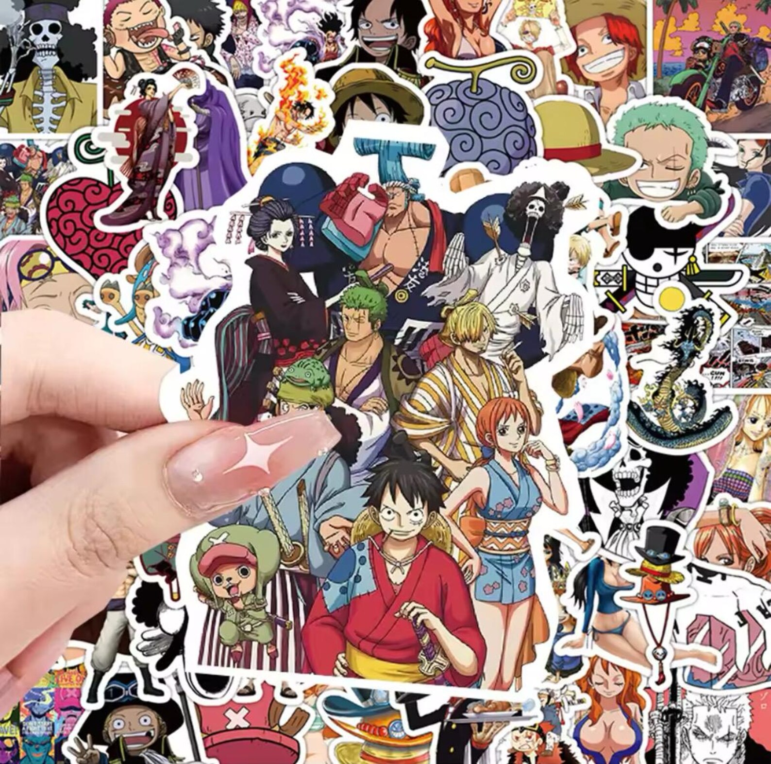 Onepiece Sticker Pack , One Piece, Random Die Cut Sticker, Japanese ...