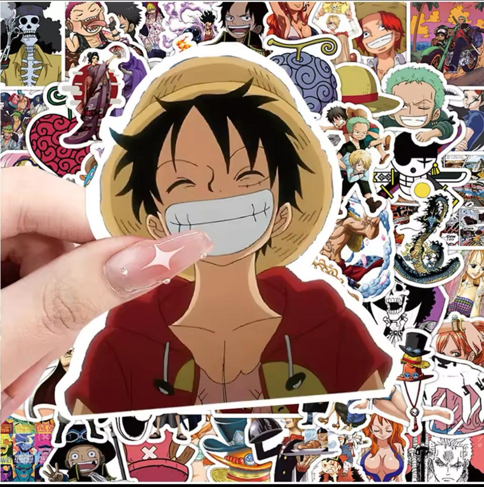 Onepiece Sticker Pack , One Piece, Random Die Cut Sticker, Japanese ...