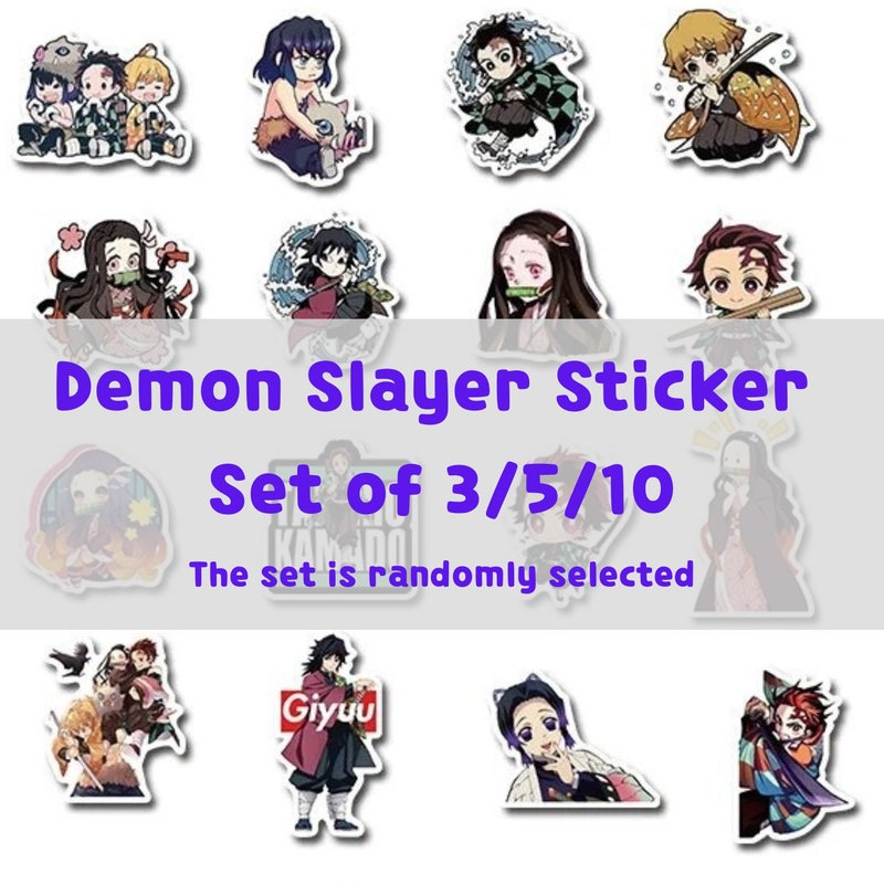 Kimetsu No Yaiba Sticker - Etsy