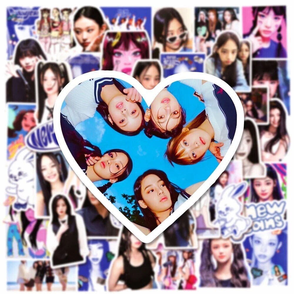 New Jeans K-pop Sticker Pack , K-pop Stickers, Newjeans, Purikura, Photocard, Bunny, Tokki ...