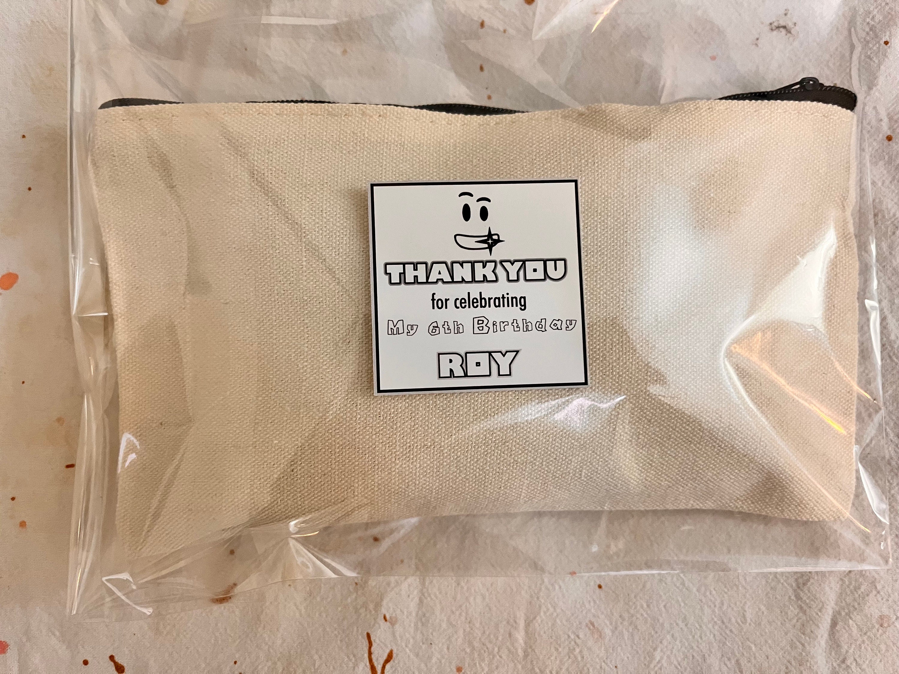 Roblox Themed Sticker Birthday Customized Sticker Boys Goody Bag ...