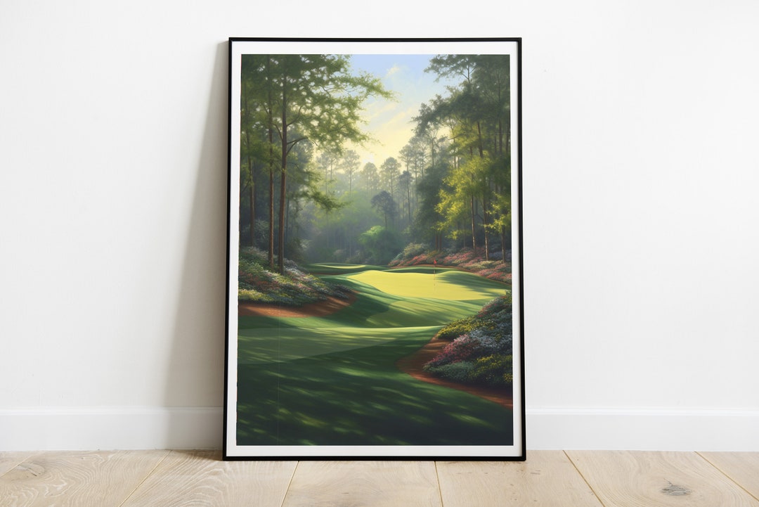 Augusta National Golf Course - Digital Art Print, AI Generated, Wall ...