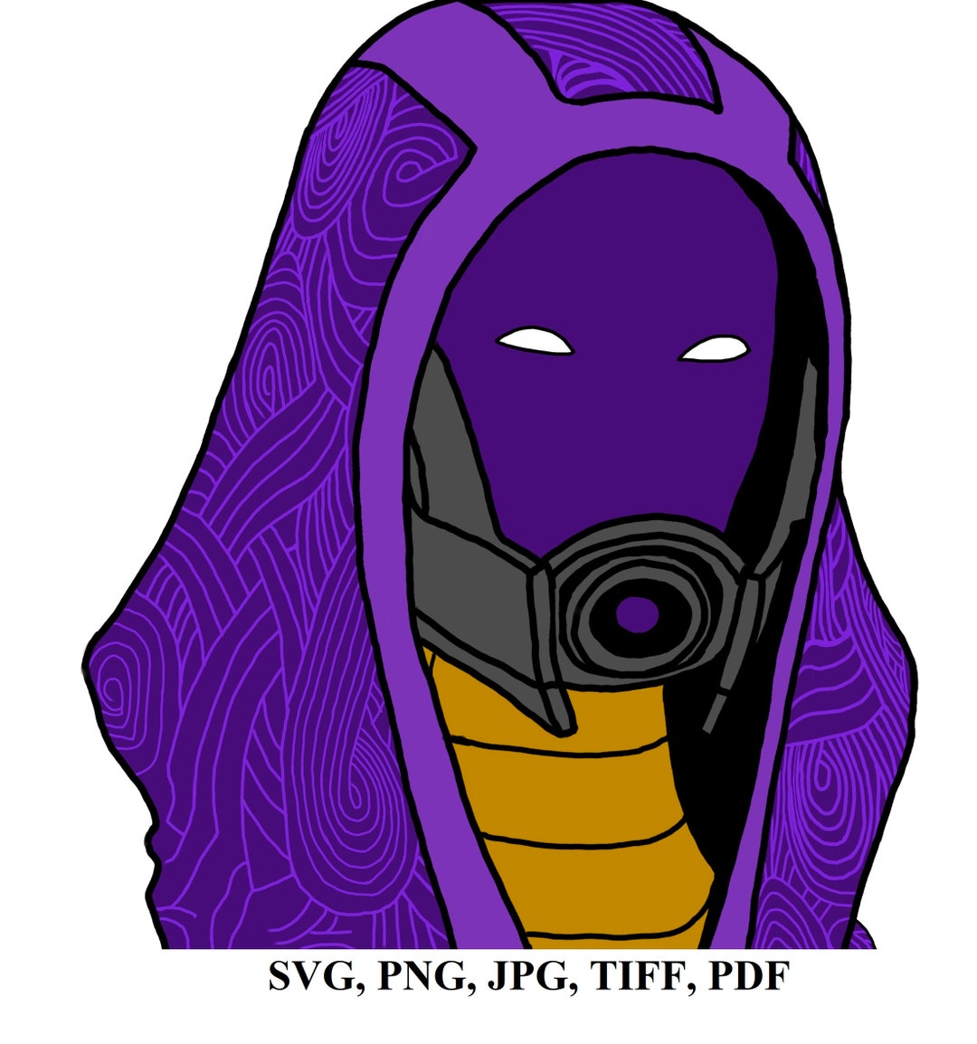 Mass Effect - Tali SVG - Etsy
