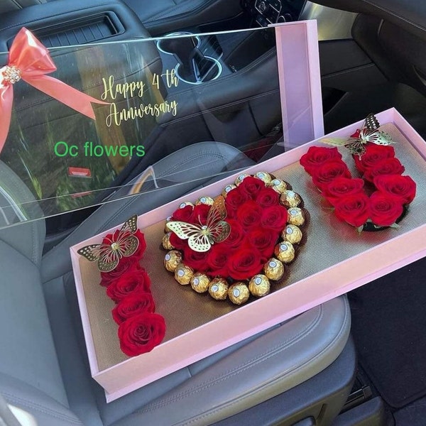 I Love You Flower Box - Etsy