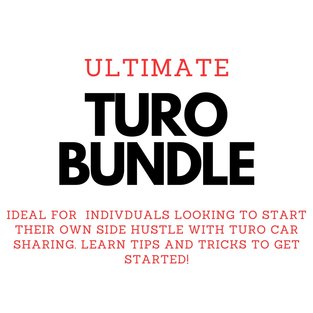 Ultimate Turo Host Bundle - Turo Masterguide - Custom Canva Templates ...