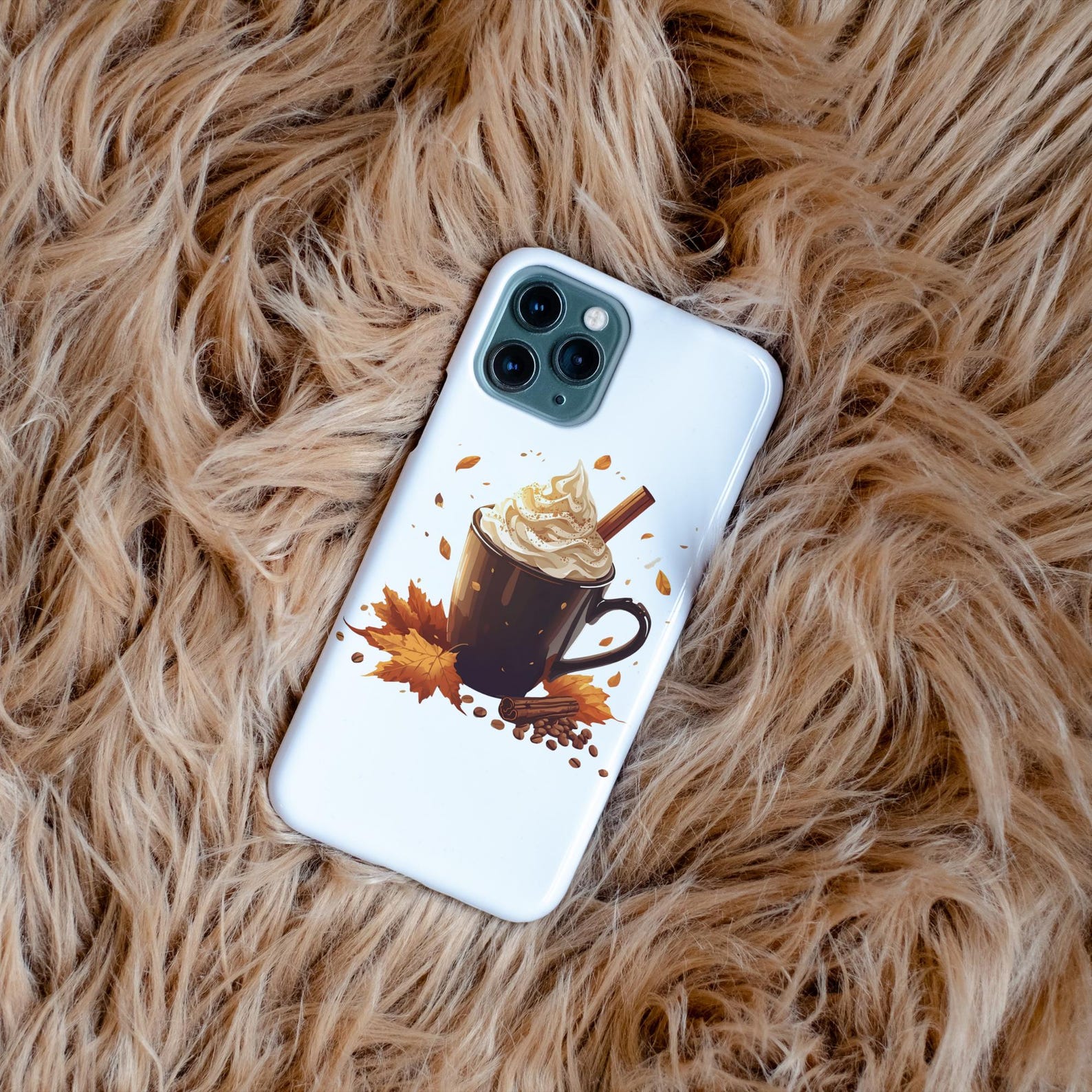 Fall Coffee Cup PNG, Autumn Clipart, Thanksgiving Design (digital ...