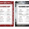 Bachelor Party Bucks Party Accessories Boys Night Bingo Template Stag ...