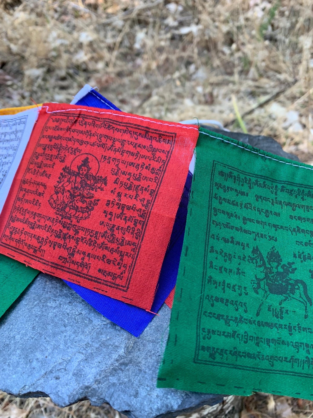 Mini Prayer Flags Plus 1 Free, Handmade Tibetan Prayer Flags From ...