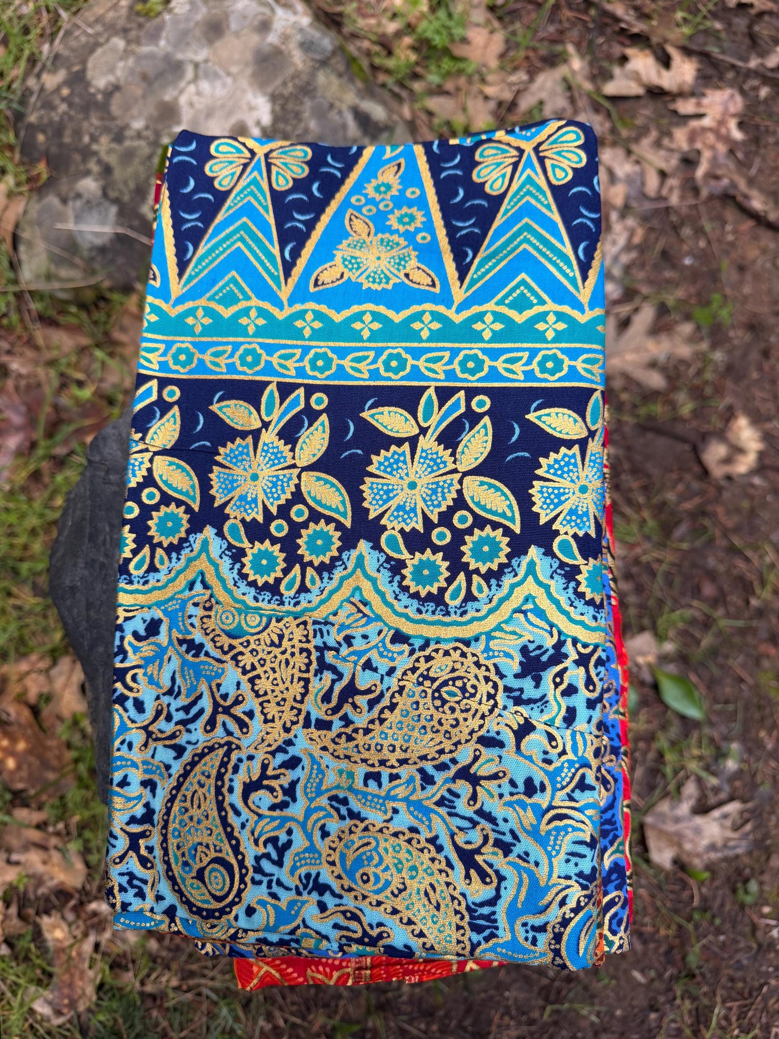 Traditional Balinese Lotus Sarong Batik, Made in Indonesia, Bali Fabric ...