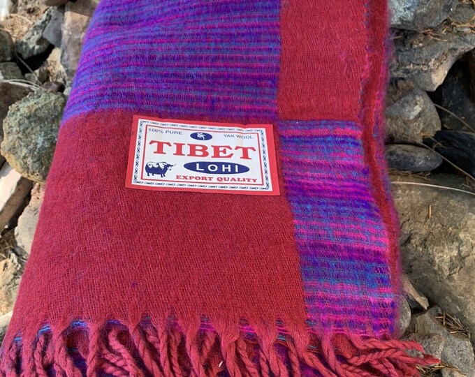 XL Extra Soft Handmade Himalayan Tibetan Yak Wool Blanket - Etsy