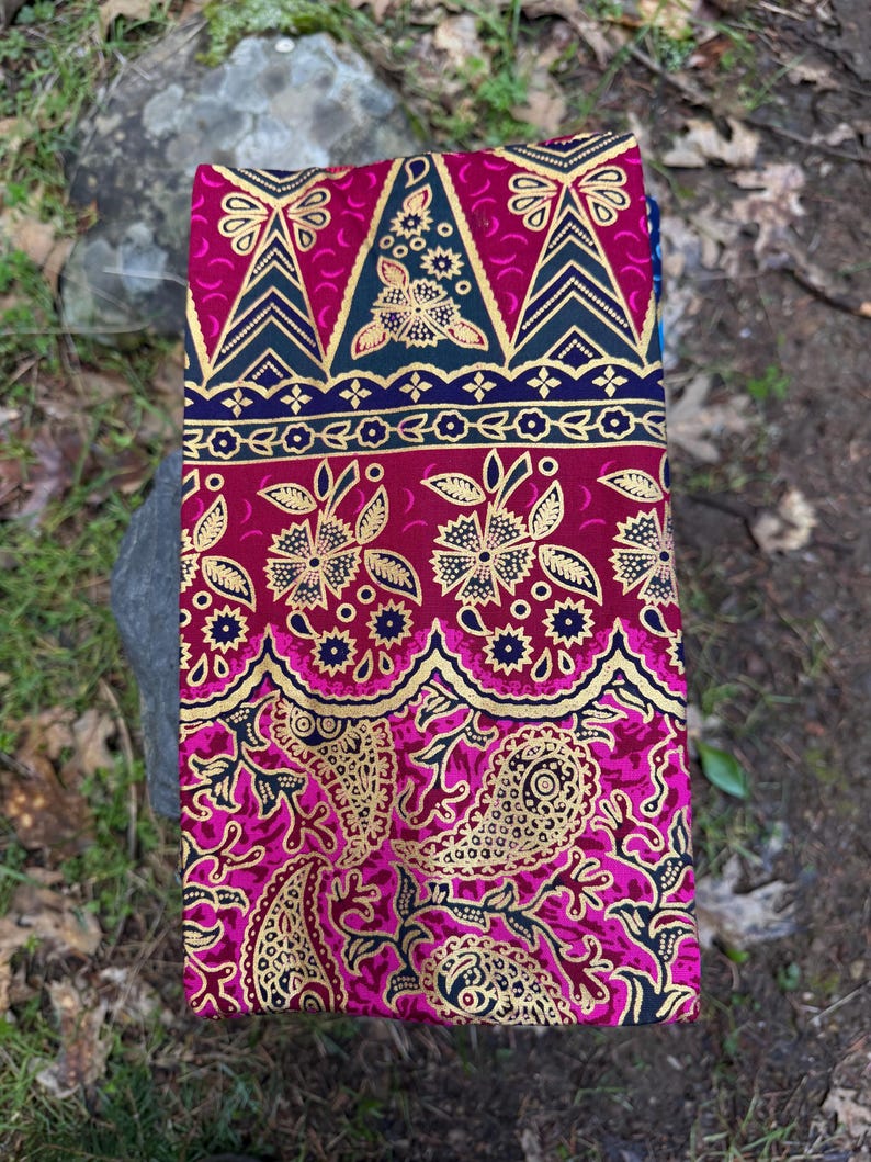 Traditional Balinese Lotus Sarong Batik, Made in Indonesia, Bali Fabric ...