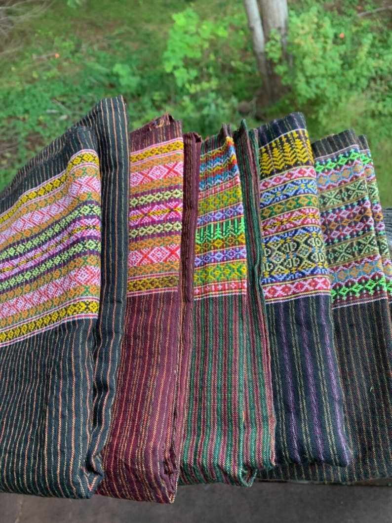 Handmade Traditional Mekong Laos Tribal Cloth From Luang Prabang - Etsy