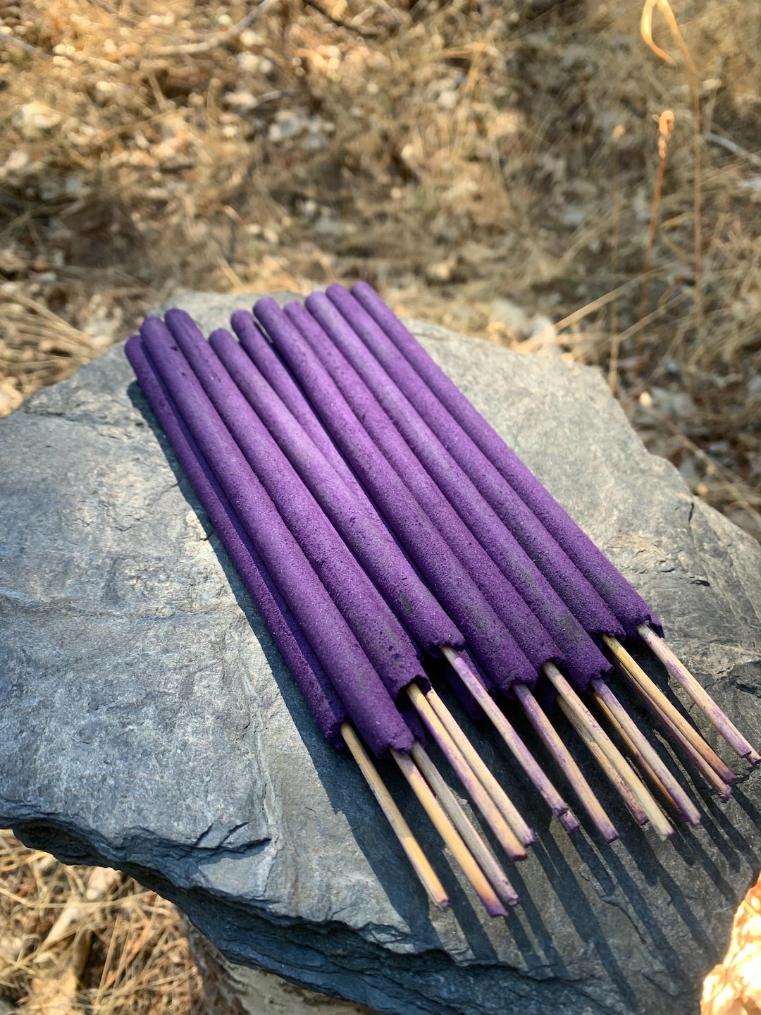Floating Purple Lotus Flower Incense Sticks, 20 Grams, Handmade High ...