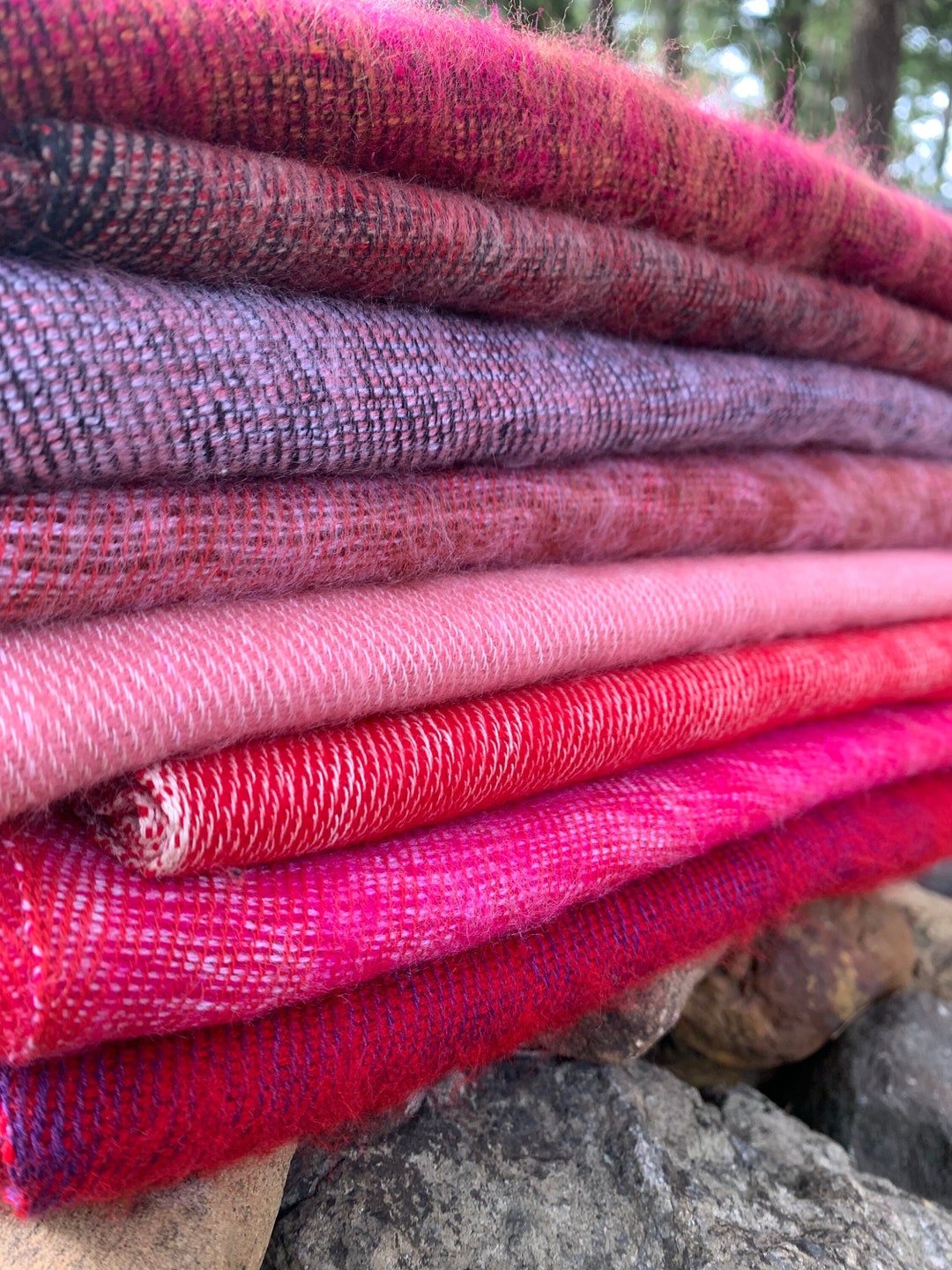 Himalayan Yak Wool Scarf - Handwoven in Kathmandu Valley Nepal - Shades ...