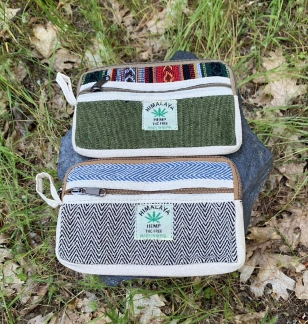 Handmade Hemp Wallet Handbag, From the Nepal Himalayas, Unique Design ...