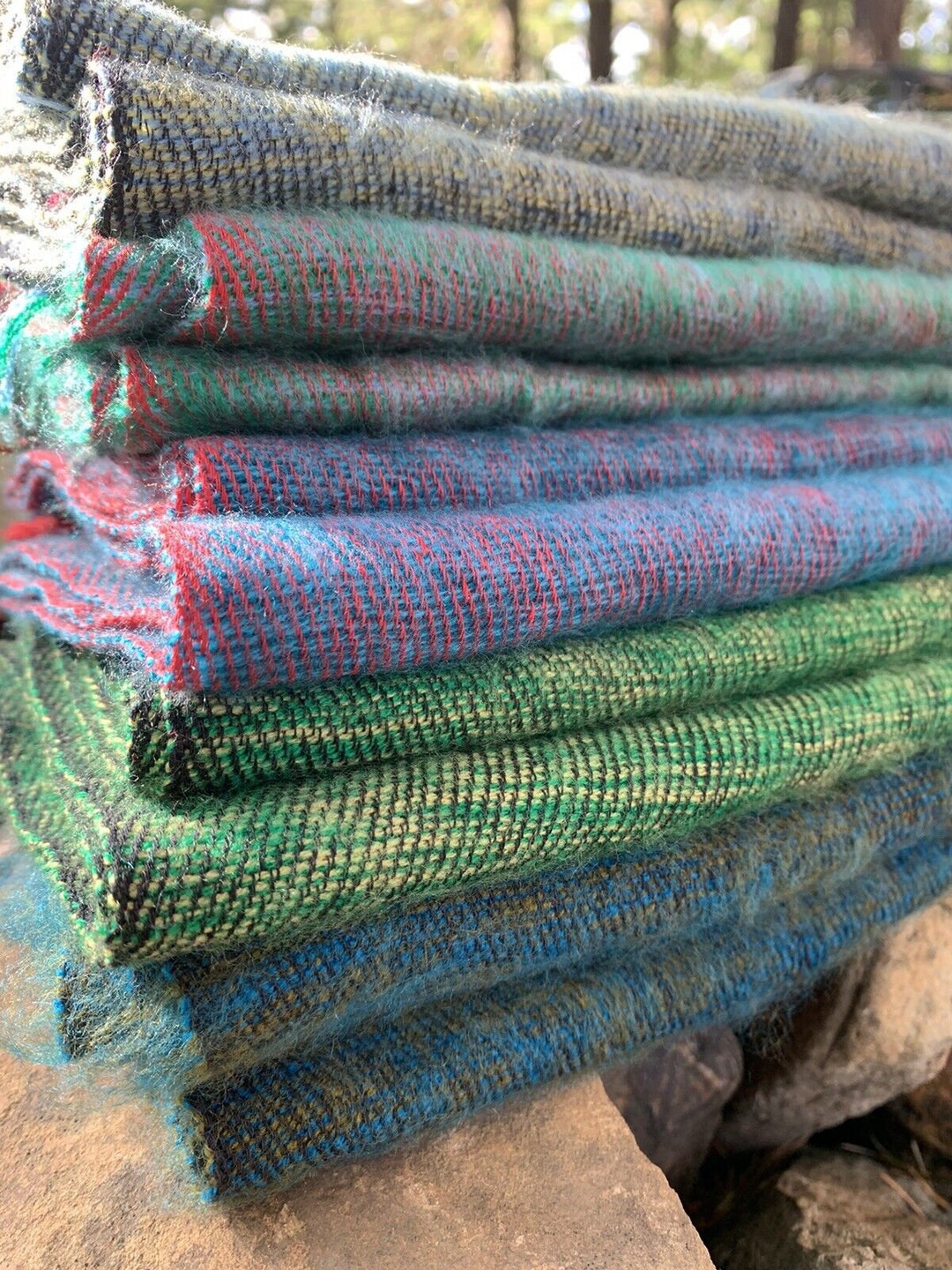 Soft and Warm Himalaya Yak Wool Scarf Handwoven in Nepal Thin and ...