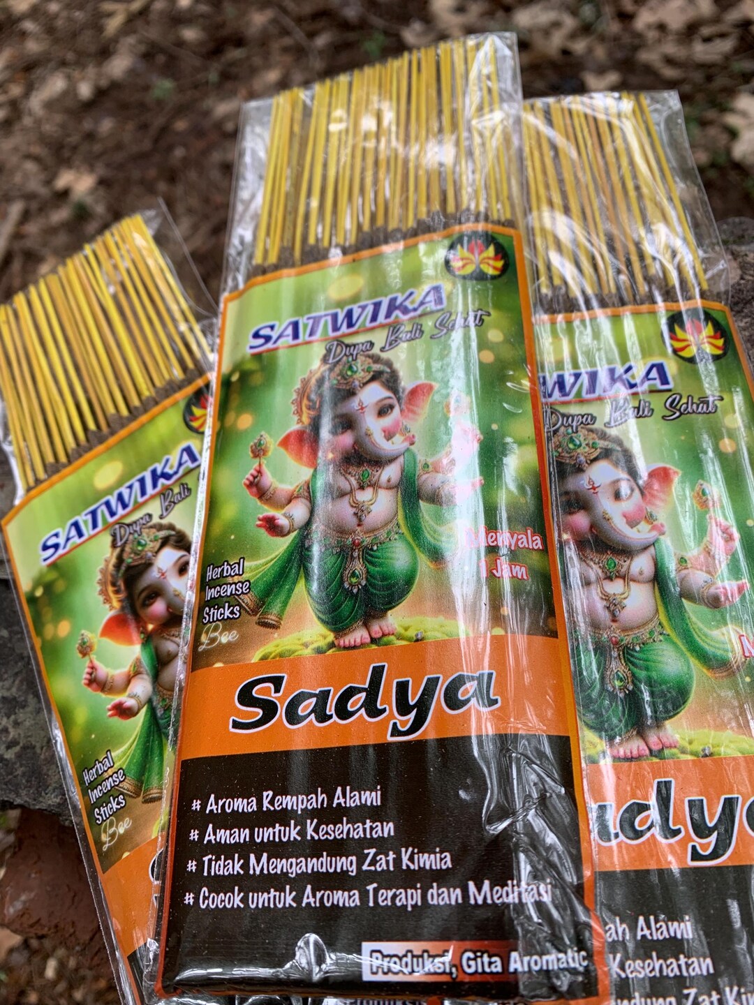 Balinese Honey Incense, Satwika Sadya Ganesh Incense Sticks From Ubud ...