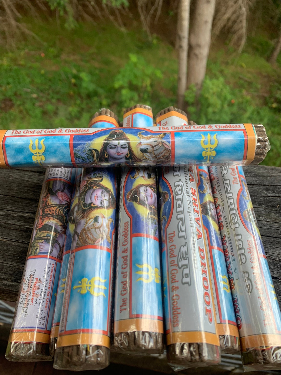 Om Namah Shiva Dhoop Incense X5 Packs - All Natural and Handmade in ...