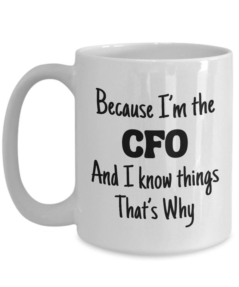 CFO Gifts CFO Mug Chief Finance Officer Gift Finance - Etsy
