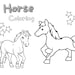 Printable Horse Coloring Pages for Kids, 8 Page Digital PDF Download ...