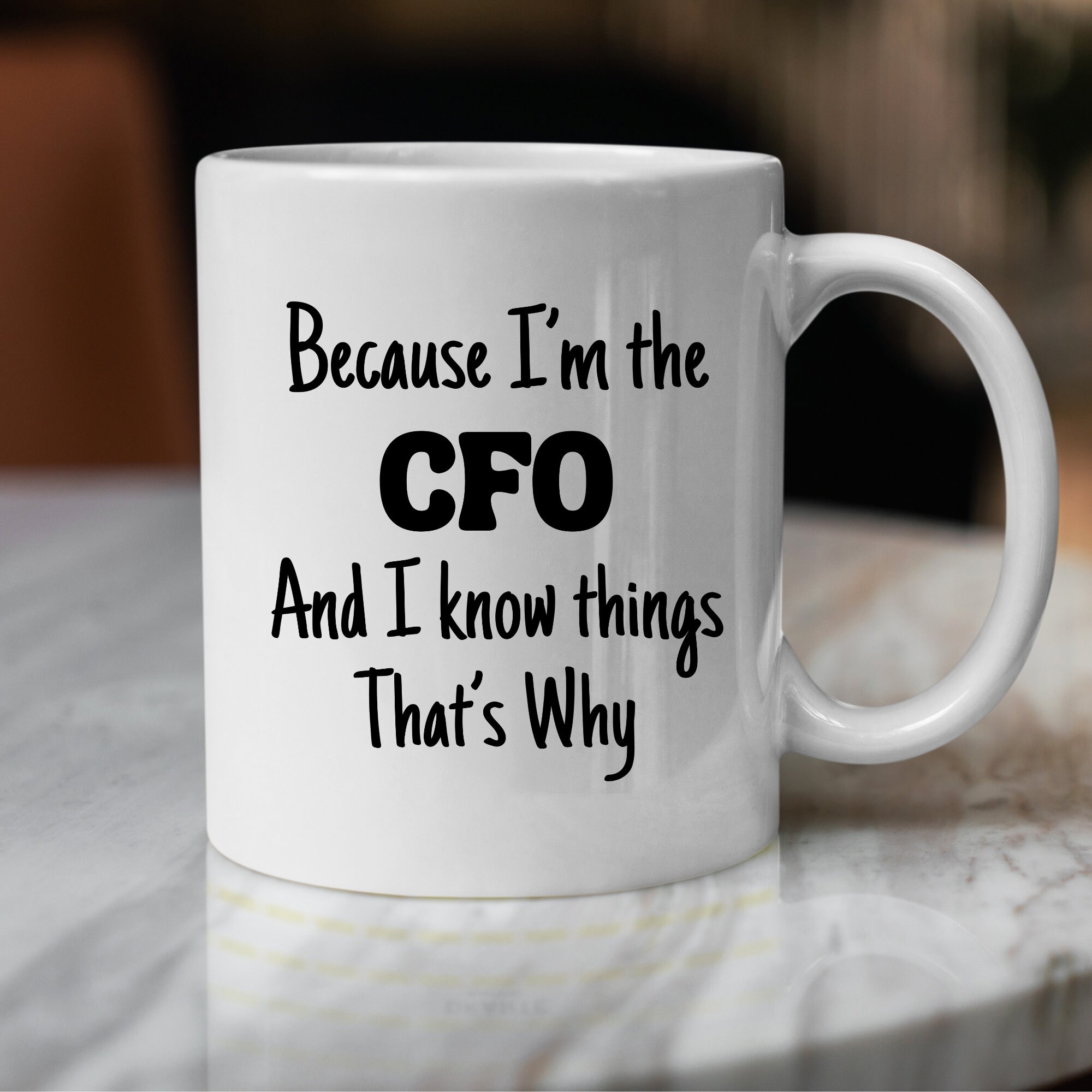 CFO Gifts CFO Mug Chief Finance Officer Gift Finance - Etsy