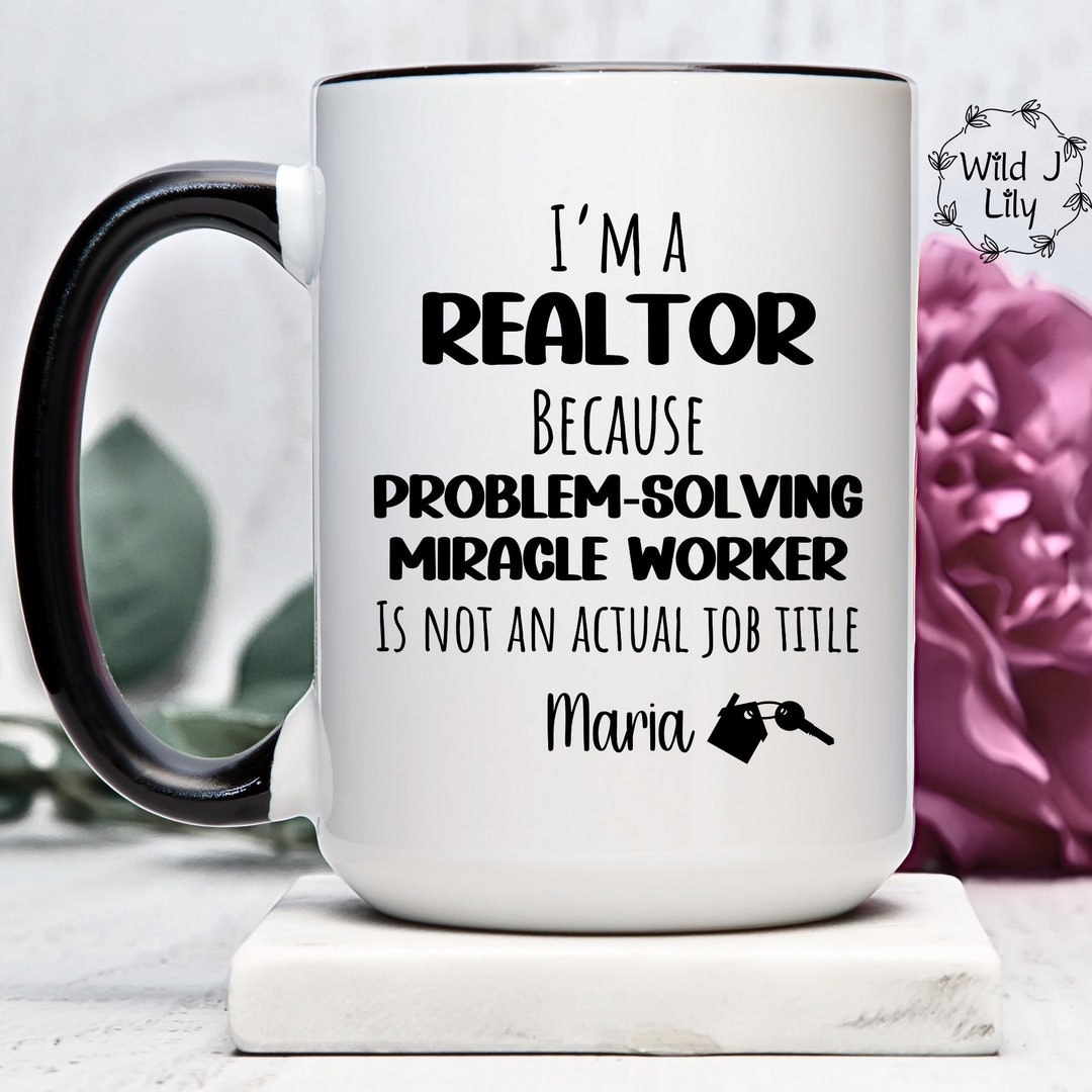 Realtor Mug, Hilarious Personalized Realtor Cup and Fun Gift for ...
