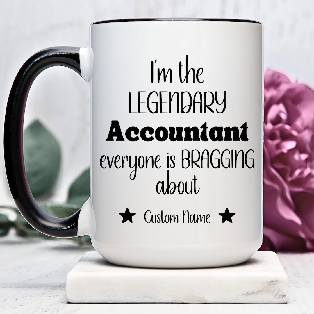 Accountant Mug, CPA Tax Organizer, Finance Grad, Certified Public ...