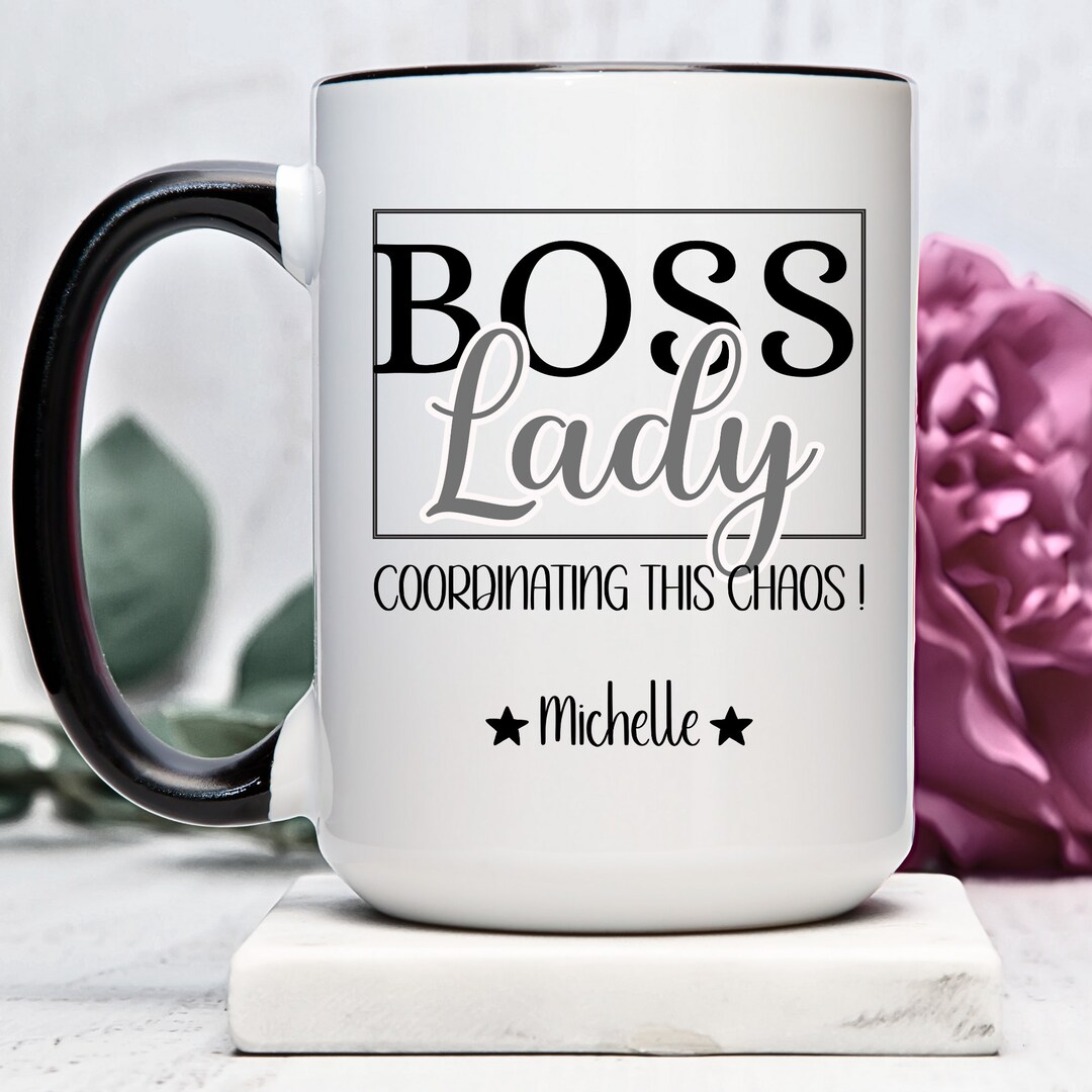 Unique Boss Lady Mug for A Supervisor, Manager or Team Leader Cup ...