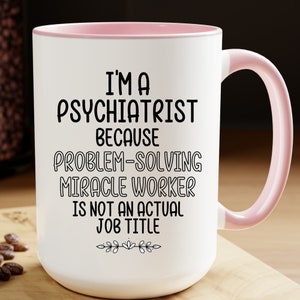 Psychiatrist Mug, Psychiatric Department, Therapist Cup, Mental Health ...