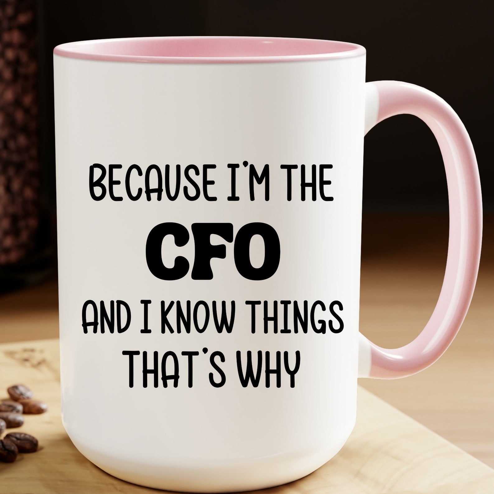 CFO Mug for Chief Finance Officer, Business Money Management Grad ...