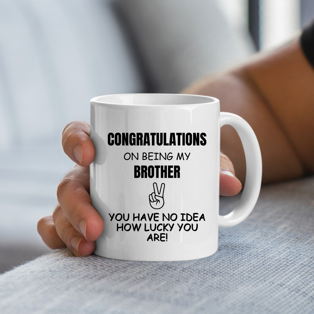 Gift for Brother, Big Brother Gift, Funny Brother Gift, Brother Mug ...