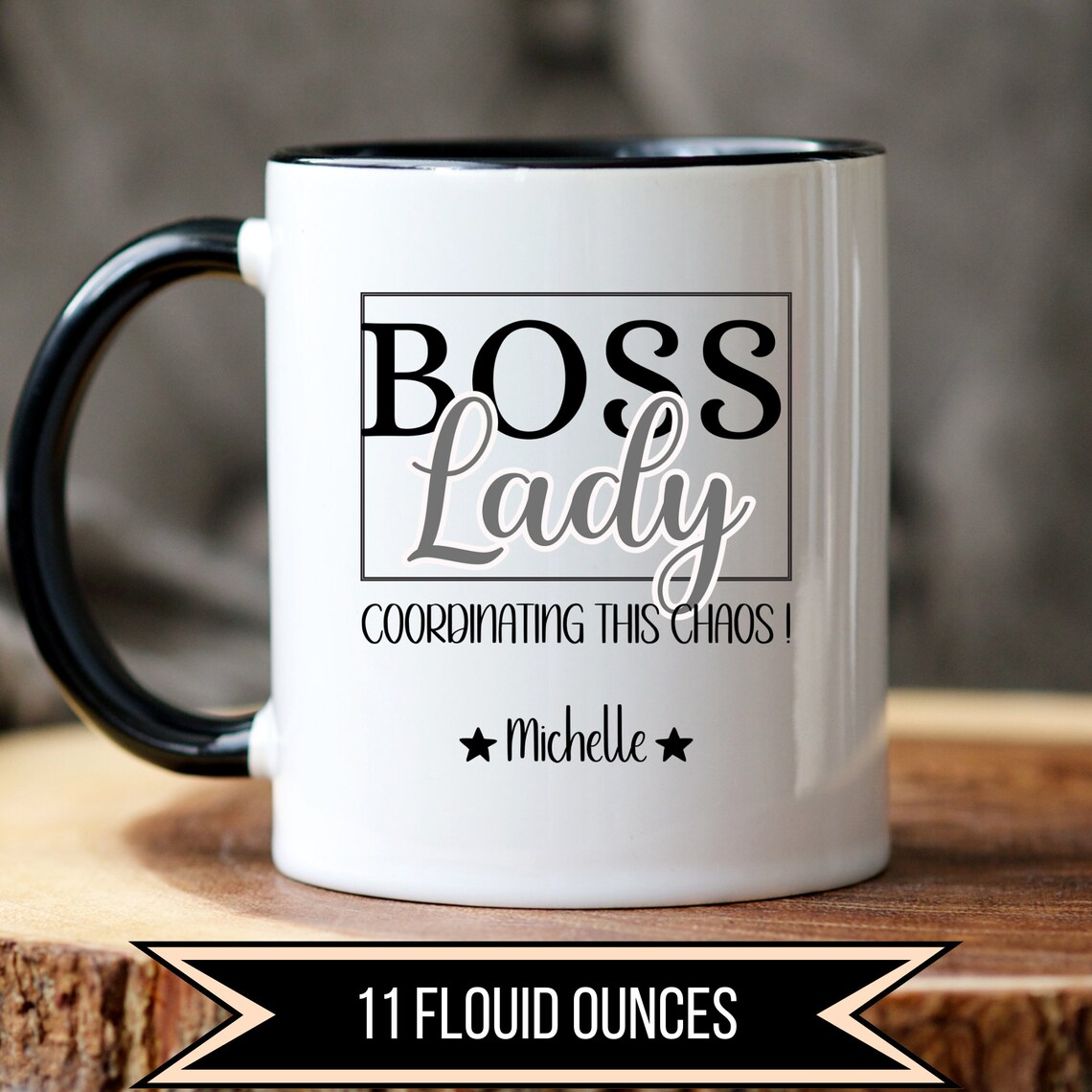 Unique Boss Lady Mug for A Supervisor, Manager or Team Leader Cup ...
