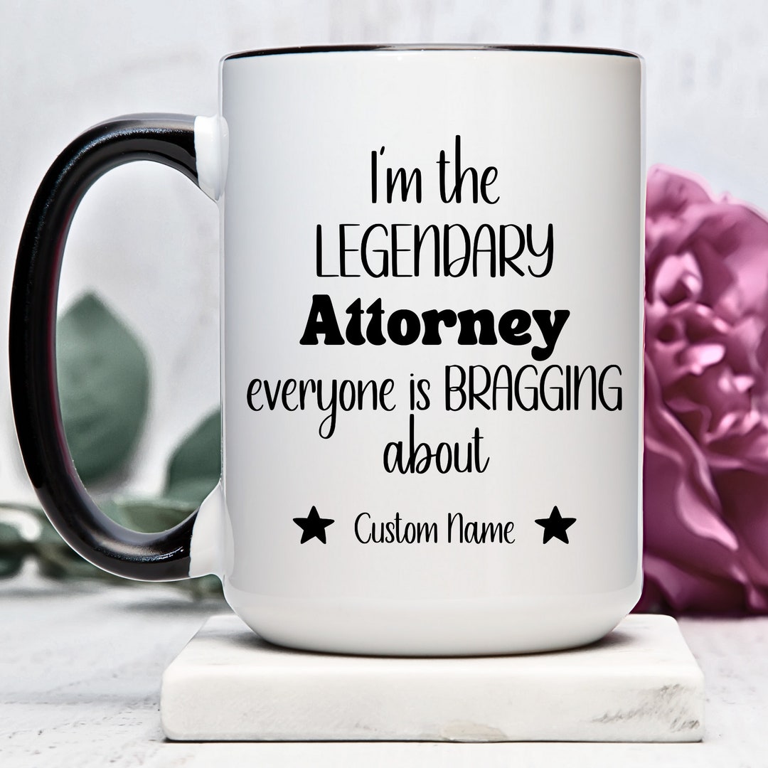 Attorney Mug for A Law School Grad, Court Representation Appreciation ...