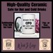 CFO Mug for Chief Finance Officer, Business Money Management Grad ...