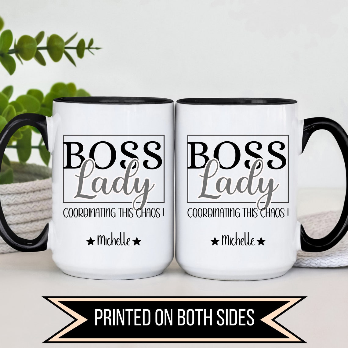Unique Boss Lady Mug for A Supervisor, Manager or Team Leader Cup ...