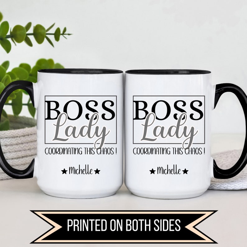 Unique Boss Lady Mug for A Supervisor, Manager or Team Leader Cup ...