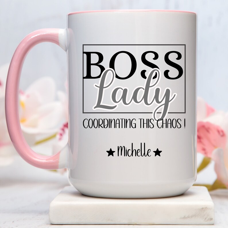 Unique Boss Lady Mug for A Supervisor, Manager or Team Leader Cup ...