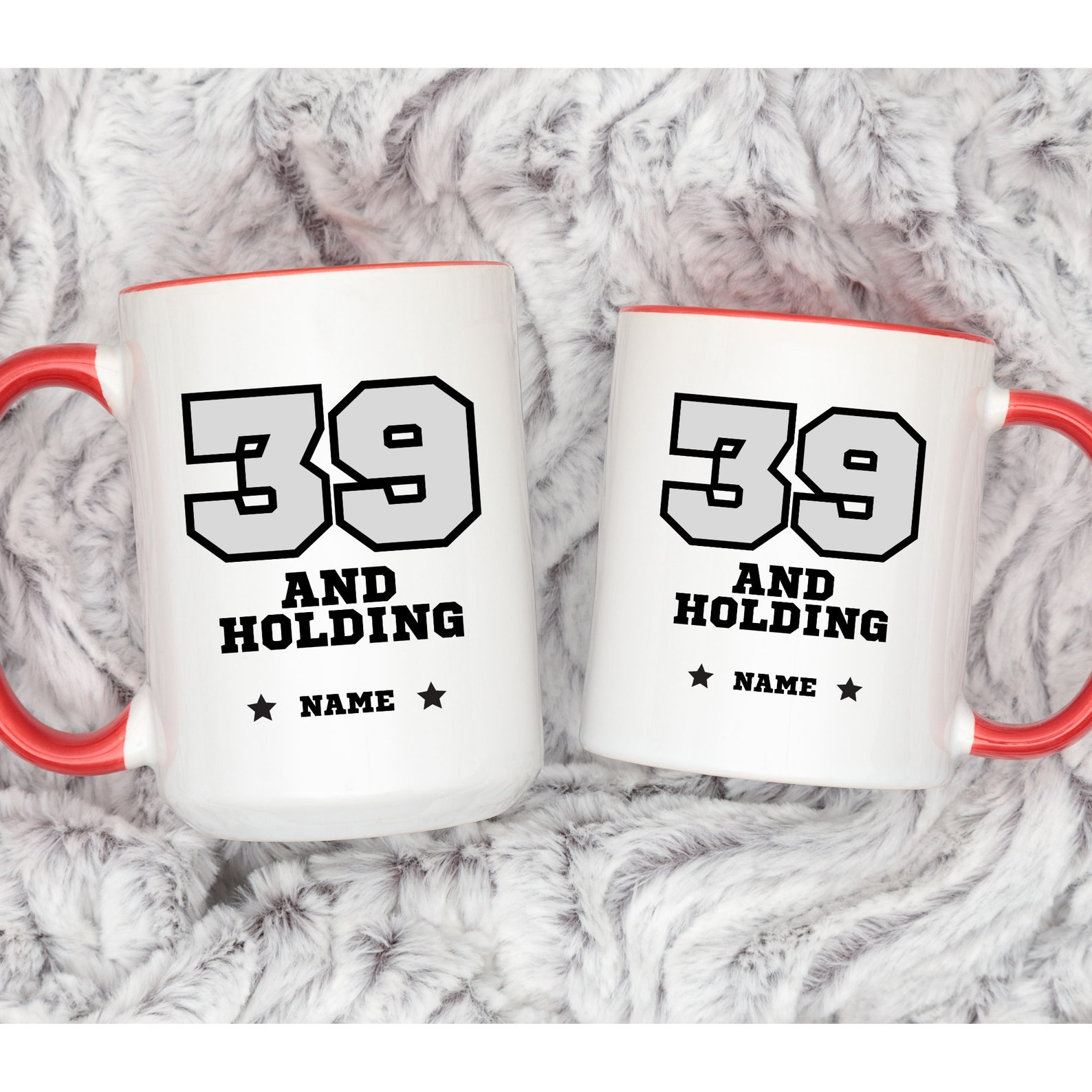 39 and Holding Mug, Trendy 39 and Holding' Mug for the Young at Heart ...