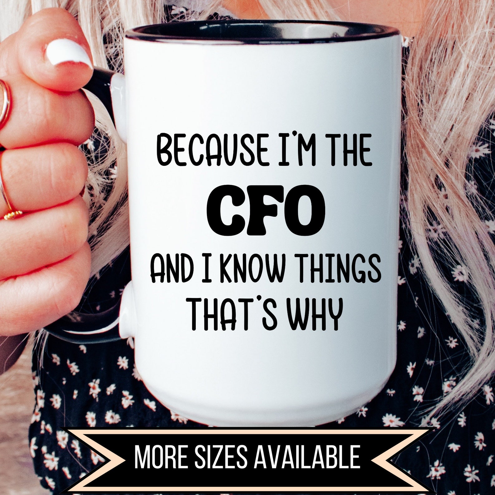 CFO Mug for Chief Finance Officer, Business Money Management Grad ...