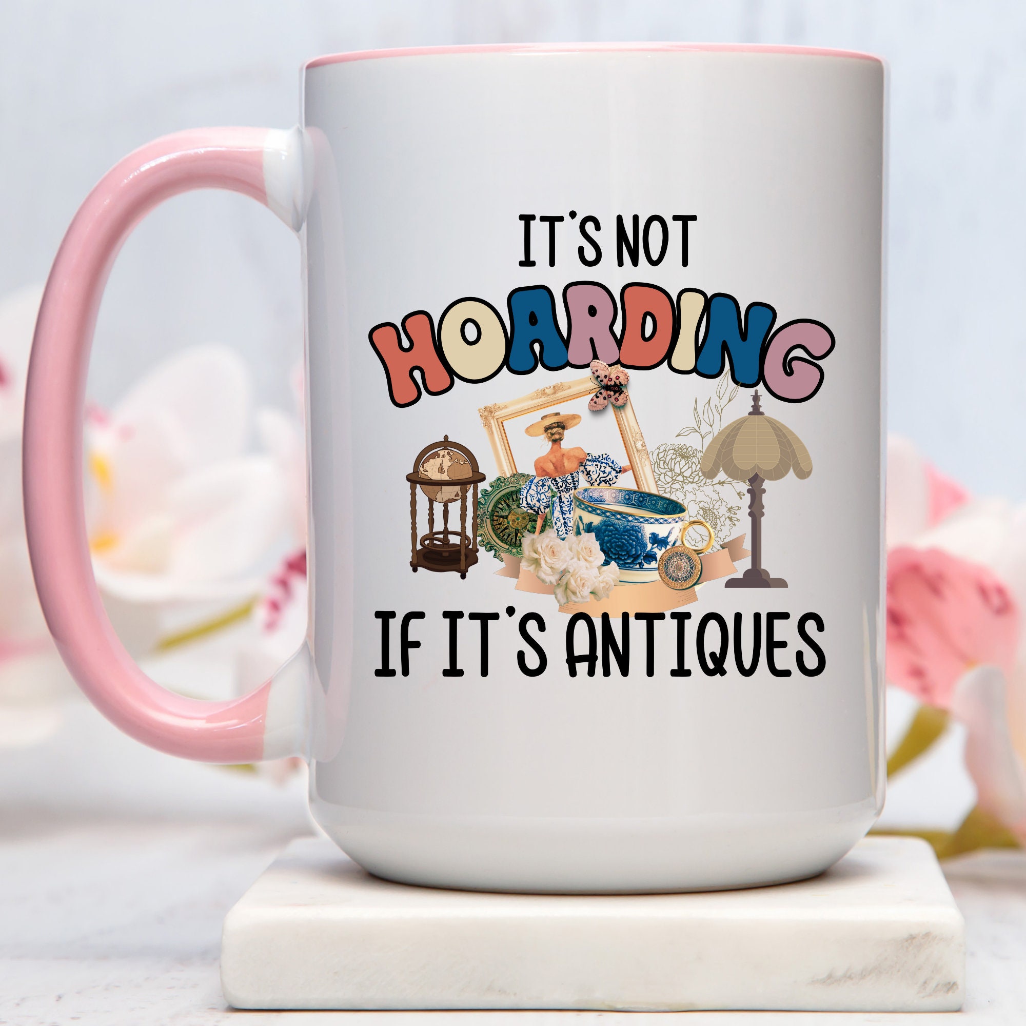 Unique Funny Antique Collector Mug, Rustic Decor Lover Cup With ...