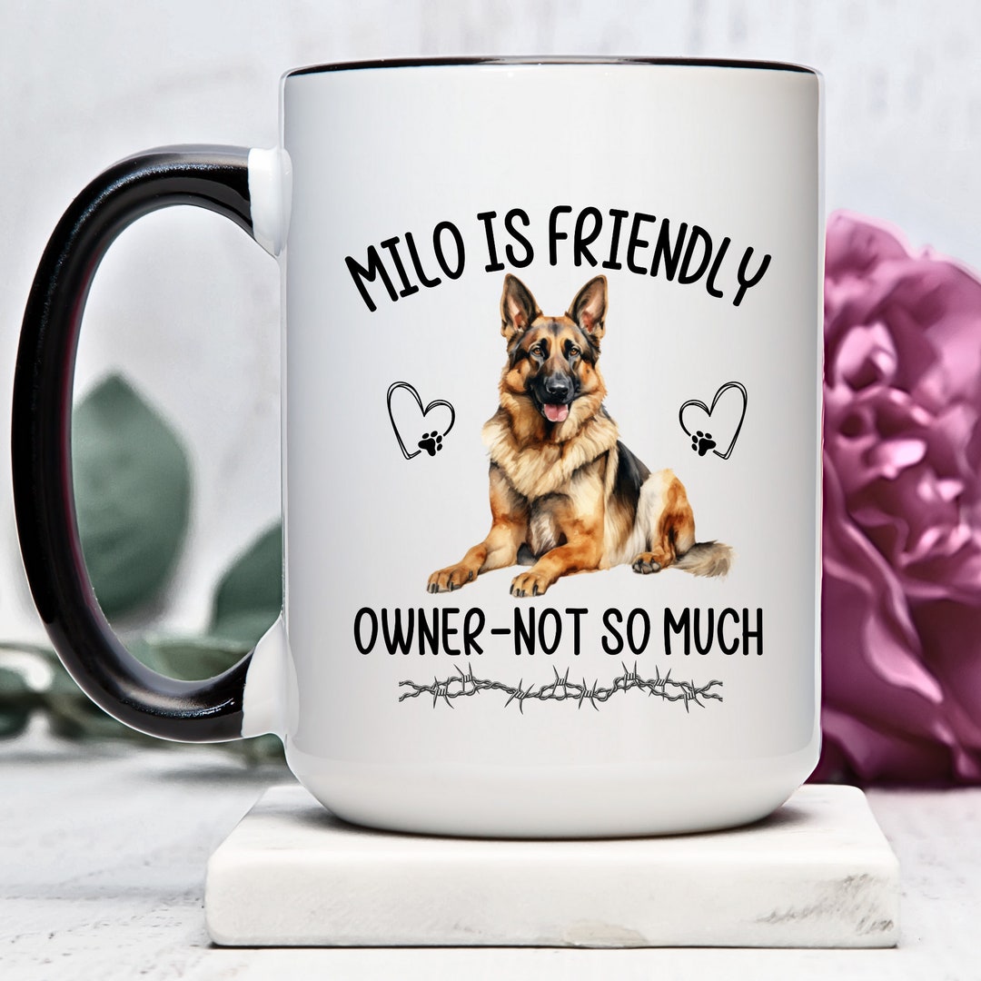 German Shepherd, Custom Dog People, German Shepherd Dad, Dog Lover, Dog ...