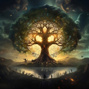 Tree of Life. Ready for Print. PNG . 4 Beautiful Images. - Etsy