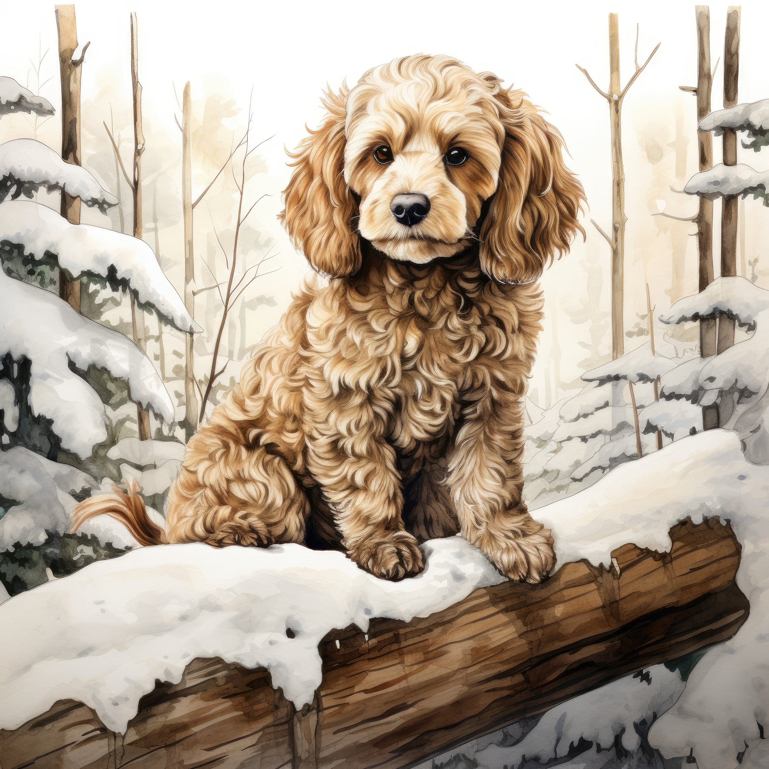 Cockapoo Clipart Bundle Dog Sublimation Design Cockapoo - Etsy