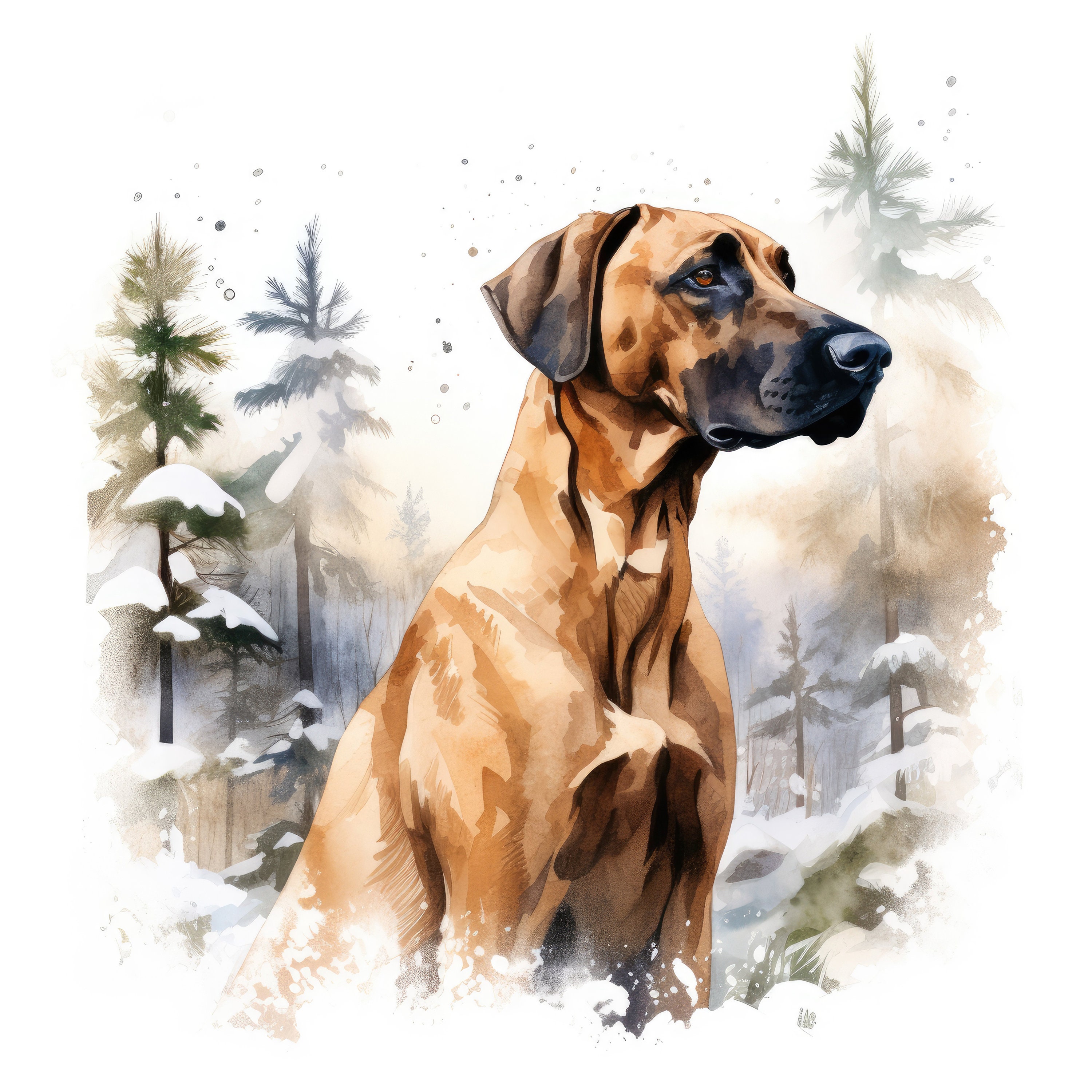 Rhodesian Ridgeback Clipart Bundle Dog Sublimation Design - Etsy