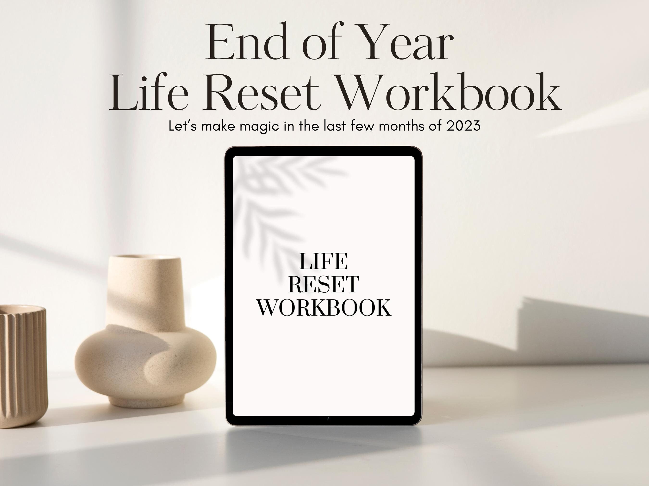 End of Year Life Reset Workbook and Journal Self Assessment ...
