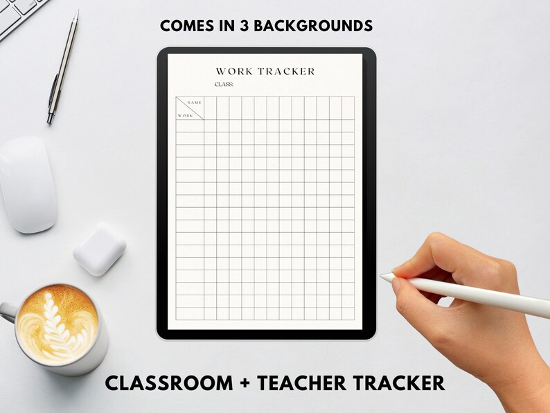 Teacher Planner Printable and Digital Classroom Tracker and Planner ...