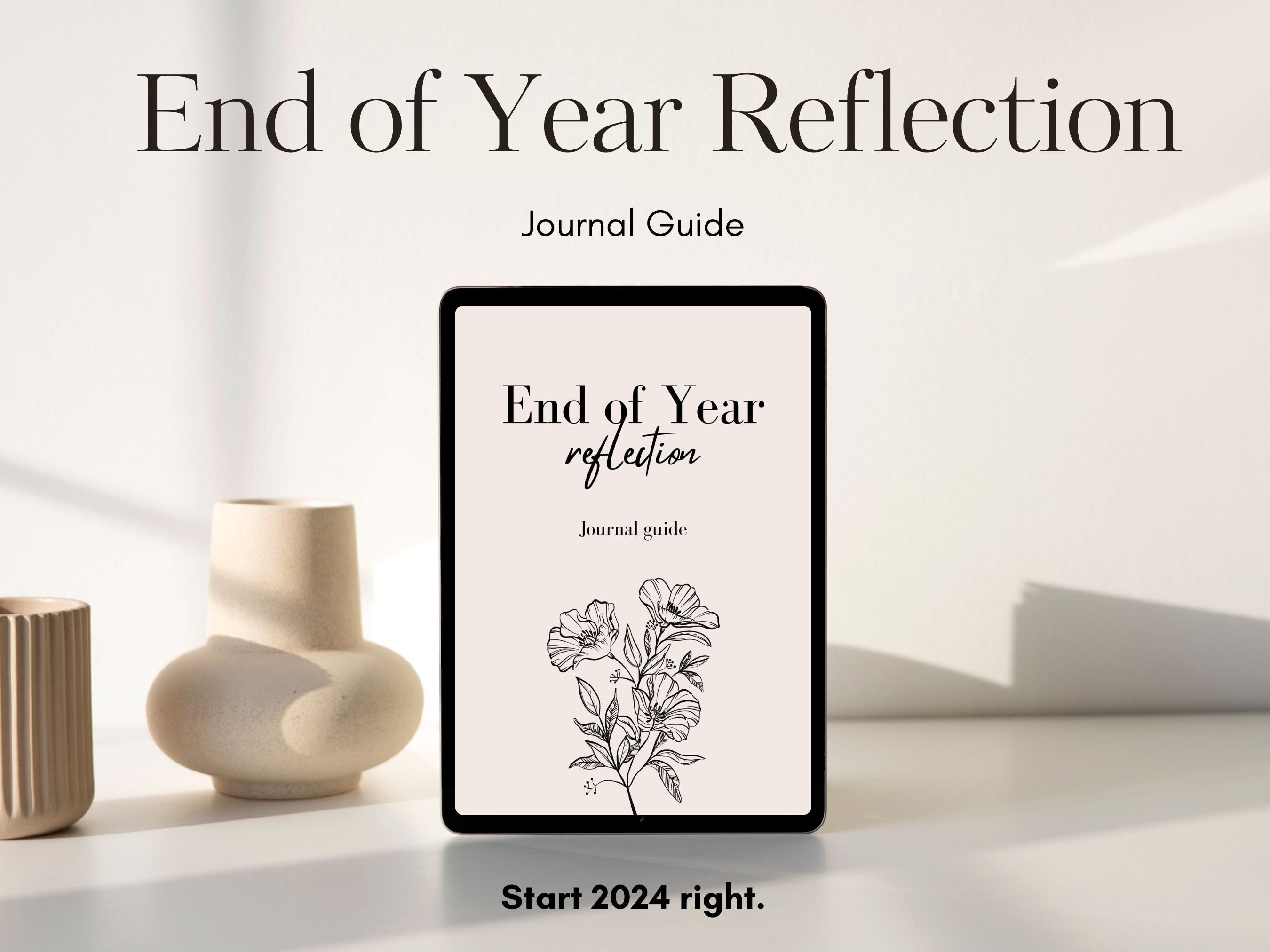 End of Year Reflection Journal Guide 17 Journal Prompts for Reflection ...