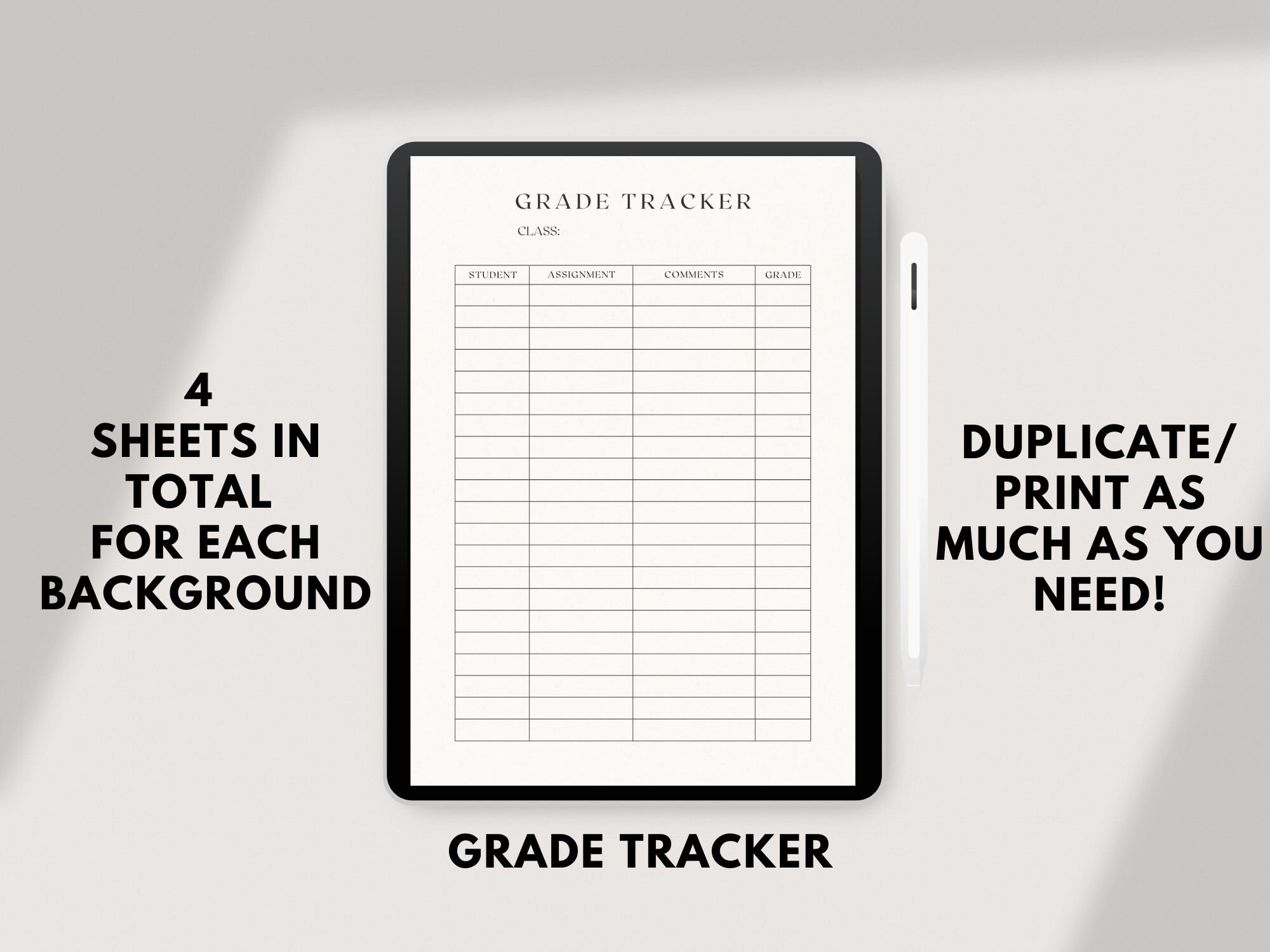 Teacher Planner Printable and Digital Classroom Tracker and Planner ...