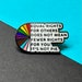 Equal Rights LGBTQIA, BLM, Trans, Feminist, Pro Choice, Pin, Enamel Pin ...