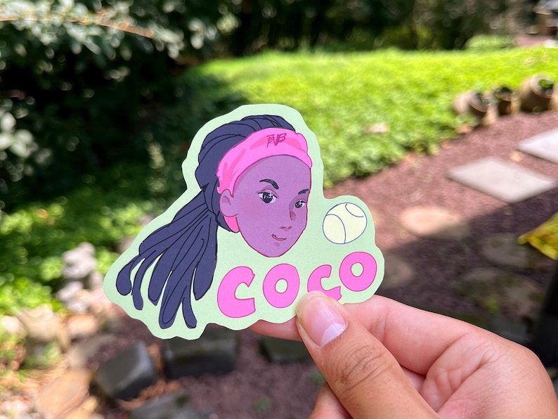 Tennis Players Sticker Coco Gauff Sticker Carlos Alcaraz Sticker Tennis ...